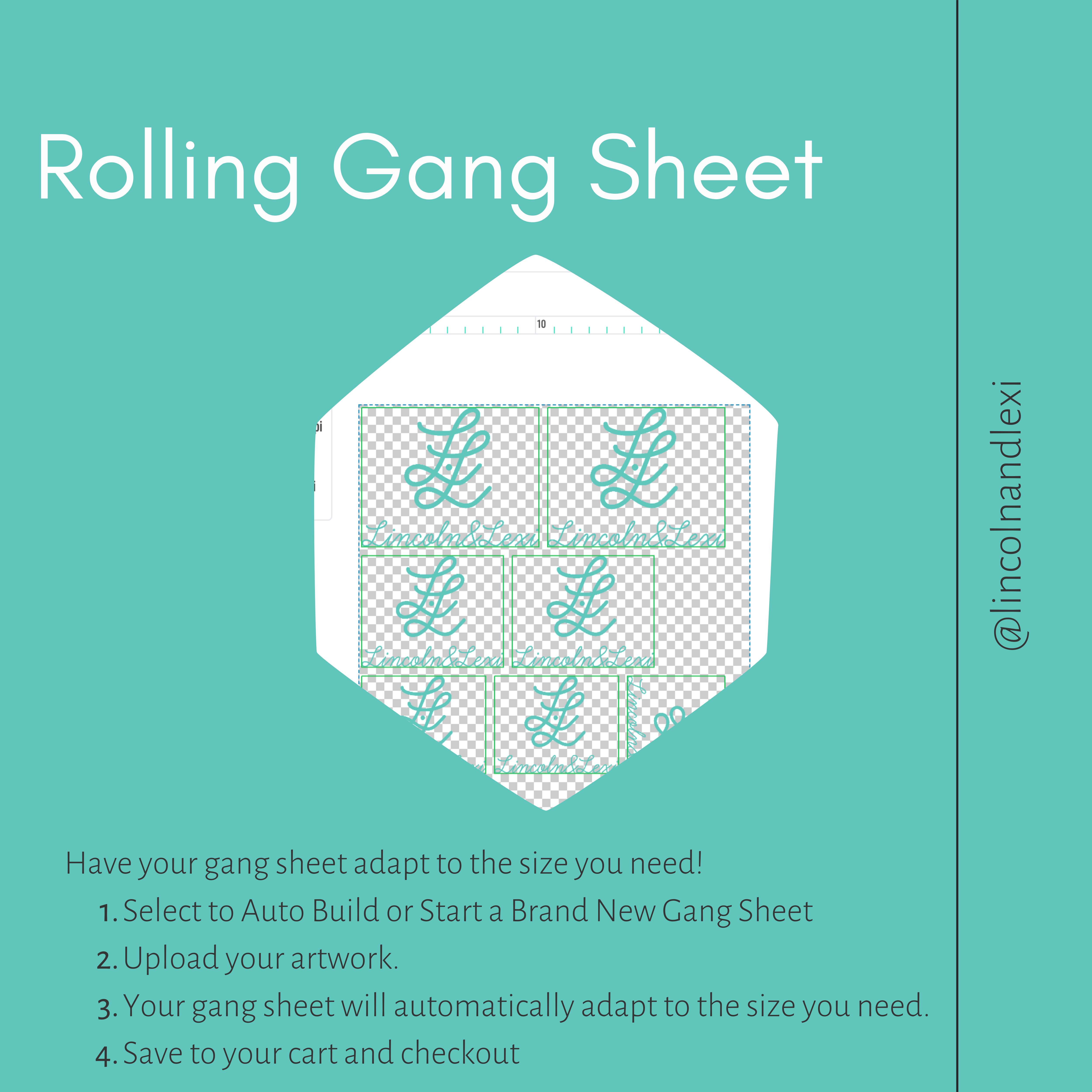 Rolling Gang Sheet – Lincoln&Lexi LLC